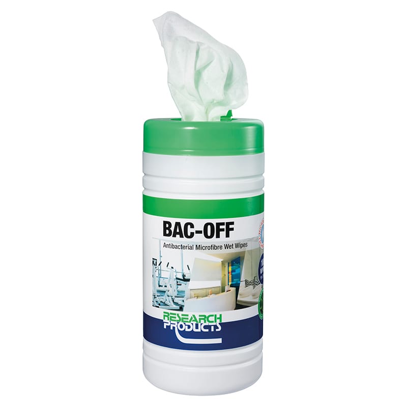 Oates Bac-Off Antibacterial Microfibre Wet Wipes | Commercial Cleaning ...