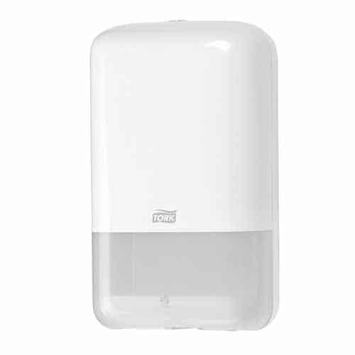 Tork T3 Folded Toilet Paper Dispenser White | Commercial Cleaning ...