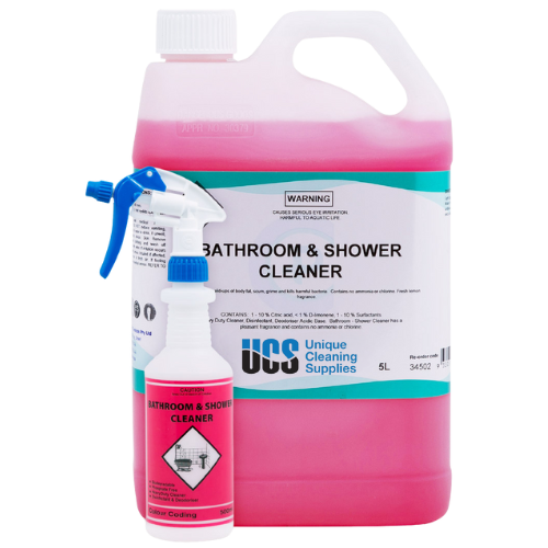 Bathroom & Shower Cleaner 5L | Grime Remover & Bacteria Killer – Unique ...