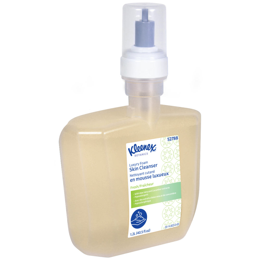 Kleenex Botanics Luxury Foam Skin Cleanser (52788) – 4 x 1.2L Bottles ...