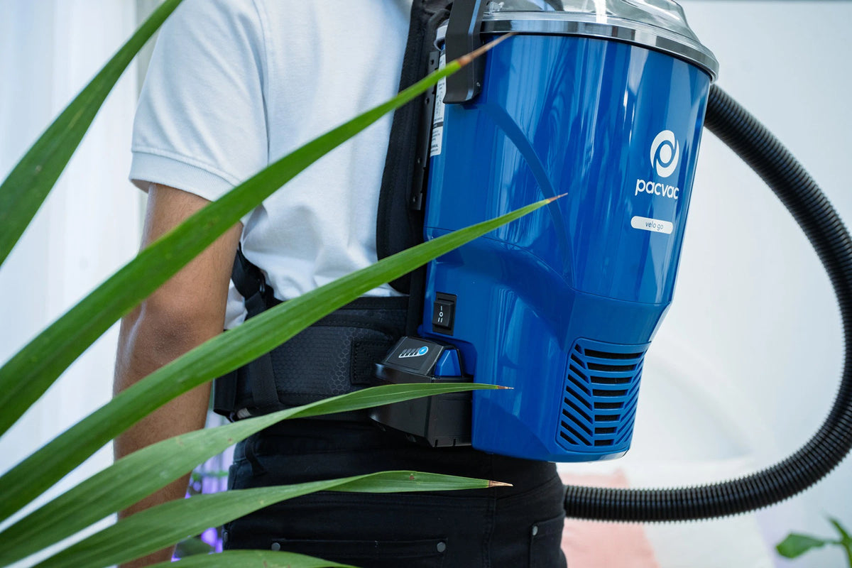 PacVac Velo Go Cordless Backpack Vacuum | Lightweight & Powerful ...